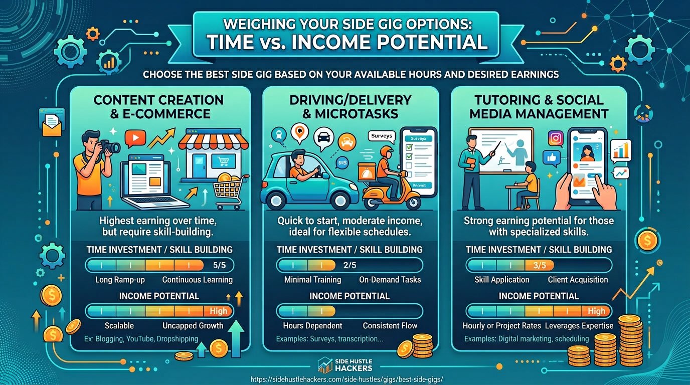 9 Powerful Best Side Gigs to Boost Your Income in 2026